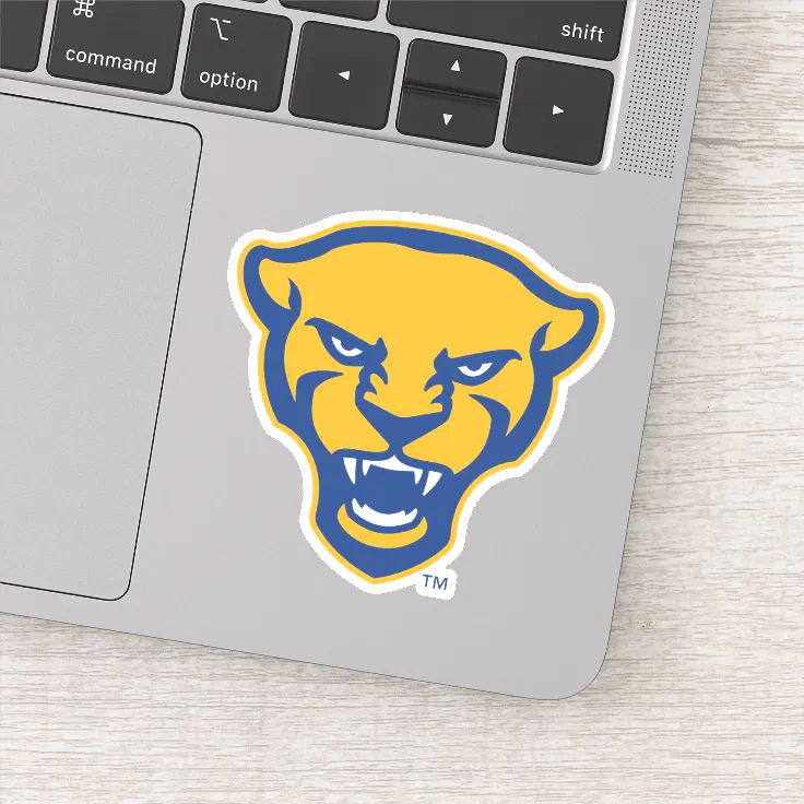 Pitt Panthers Logo Sticker | Zazzle