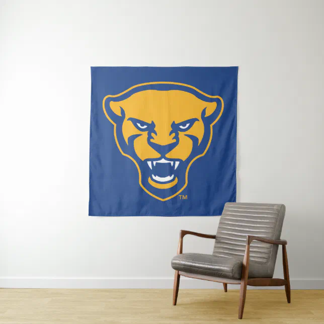 Pitt Panthers Logo Tapestry | Zazzle