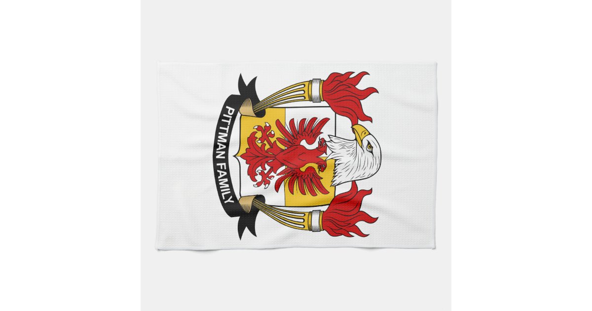 Pittman Family Crest Towel | Zazzle