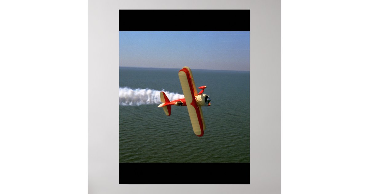Pitts, Samson replica,1985_Classic Aviation Poster | Zazzle