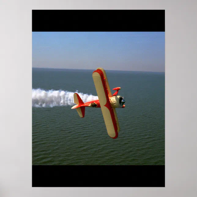 Pitts, Samson replica,1985_Classic Aviation Poster | Zazzle