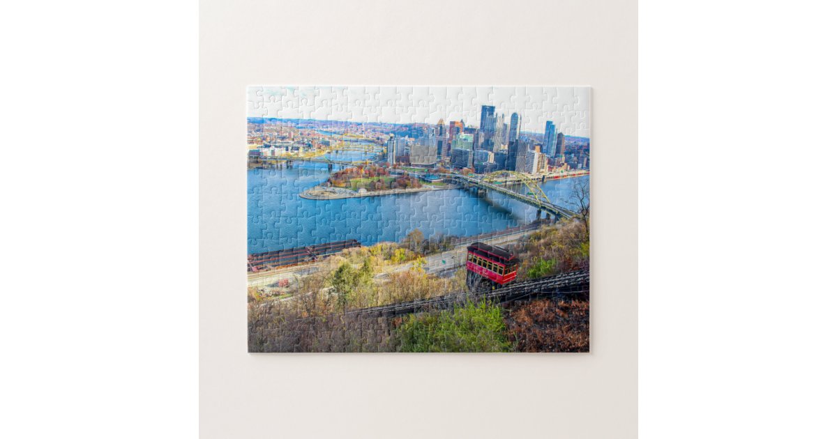 Pittsburgh Cityscape Jigsaw Puzzle | Zazzle