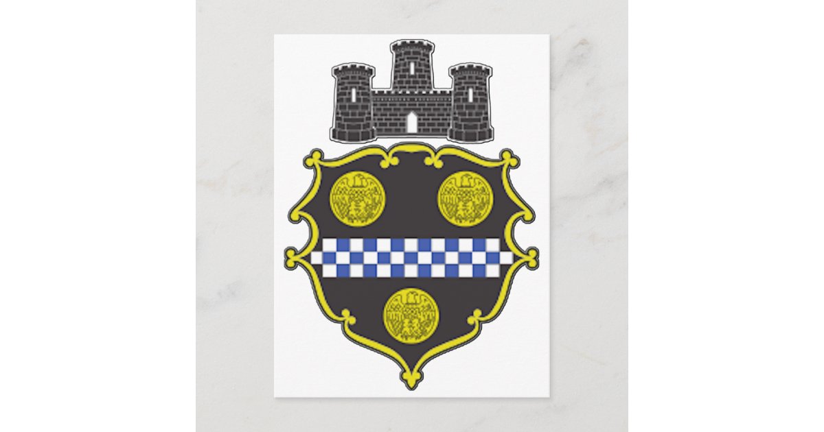 Pittsburgh Coat of Arms Postcard | Zazzle