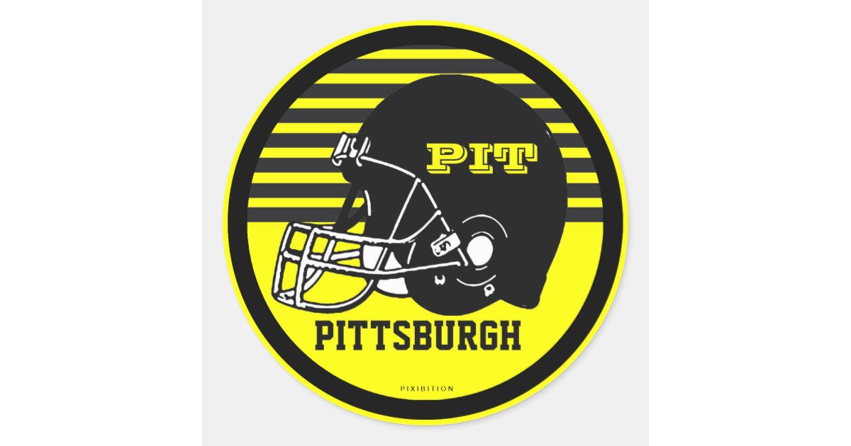 Pittsburgh Football Sticker | Zazzle