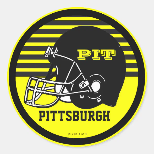 Pittsburgh Football Sticker | Zazzle