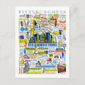 Pittsburgh Language Fun Pittsburghese Artwork Postcard | Zazzle