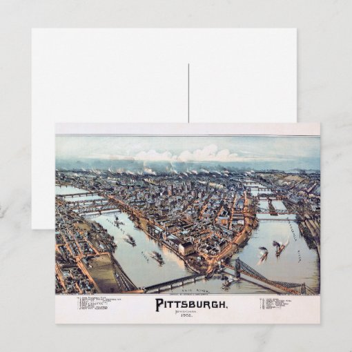 Pittsburgh Pennsylvania 1902 Postcard | Zazzle