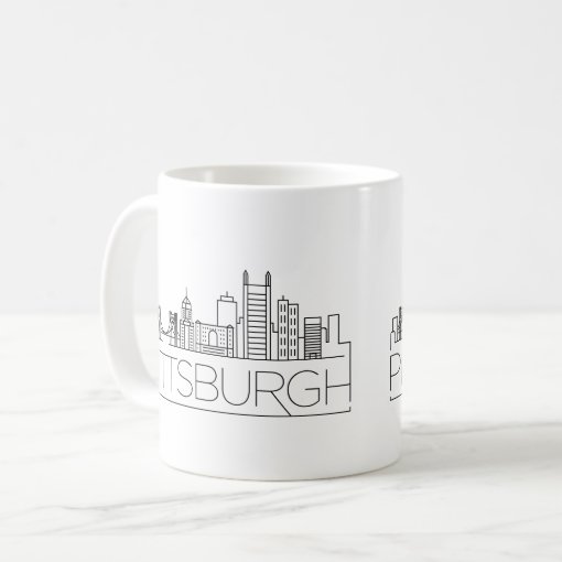 Pittsburgh, Pennsylvania | City Stylized Skyline Coffee Mug | Zazzle
