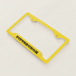 Pittsburgh Pennsylvania License Plate Frame | Zazzle