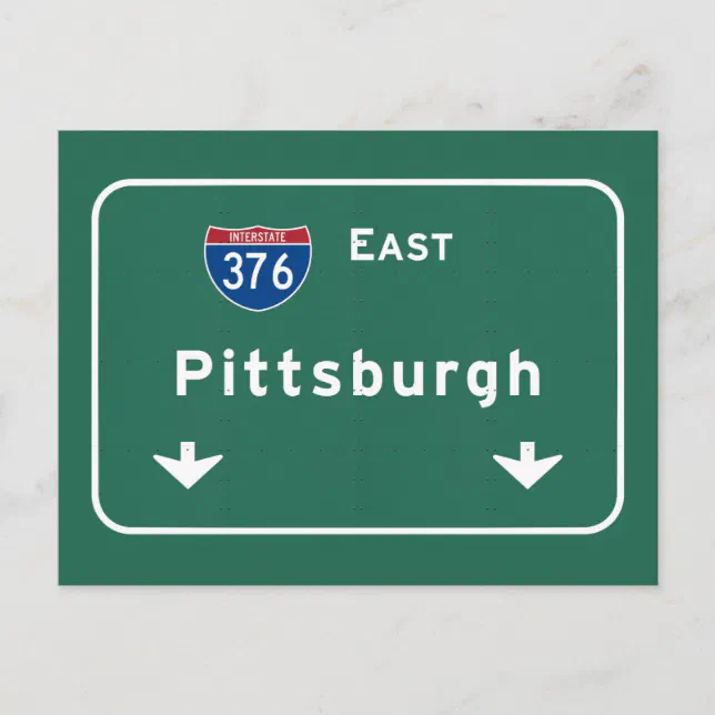 Pittsburgh Pennsylvania pa Interstate Highway : Postcard | Zazzle