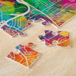 Pittsburgh Pennsylvania Street Map Jigsaw Puzzle | Zazzle