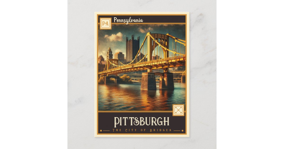 Pittsburgh, Pennsylvania | Vintage Postcard | Zazzle
