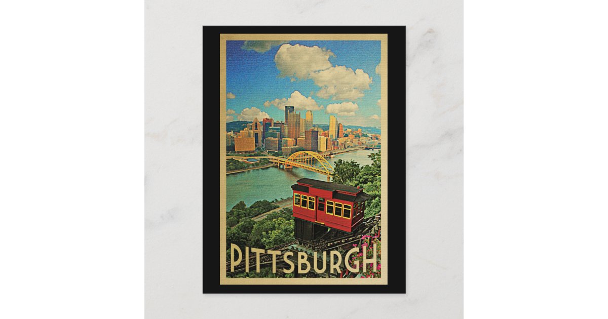 Pittsburgh Postcard Vintage Duquesne Incline | Zazzle