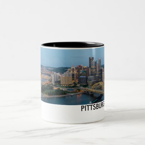 Pittsburgh skyline coffee mug | Zazzle