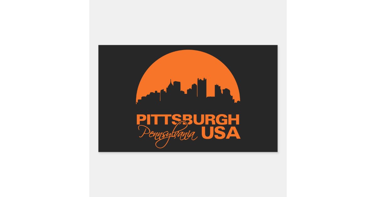 PITTSBURGH stickers - customizable | Zazzle
