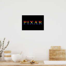 Pixar Rainbow Logo Poster | Zazzle
