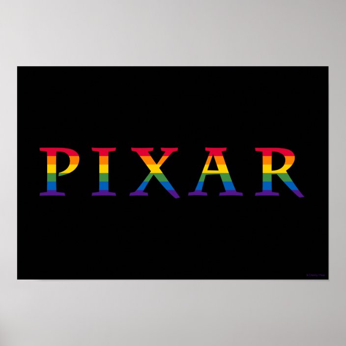Pixar Rainbow Logo Poster | Zazzle.com