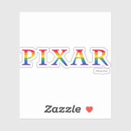 Pixar Rainbow Logo Sticker | Zazzle