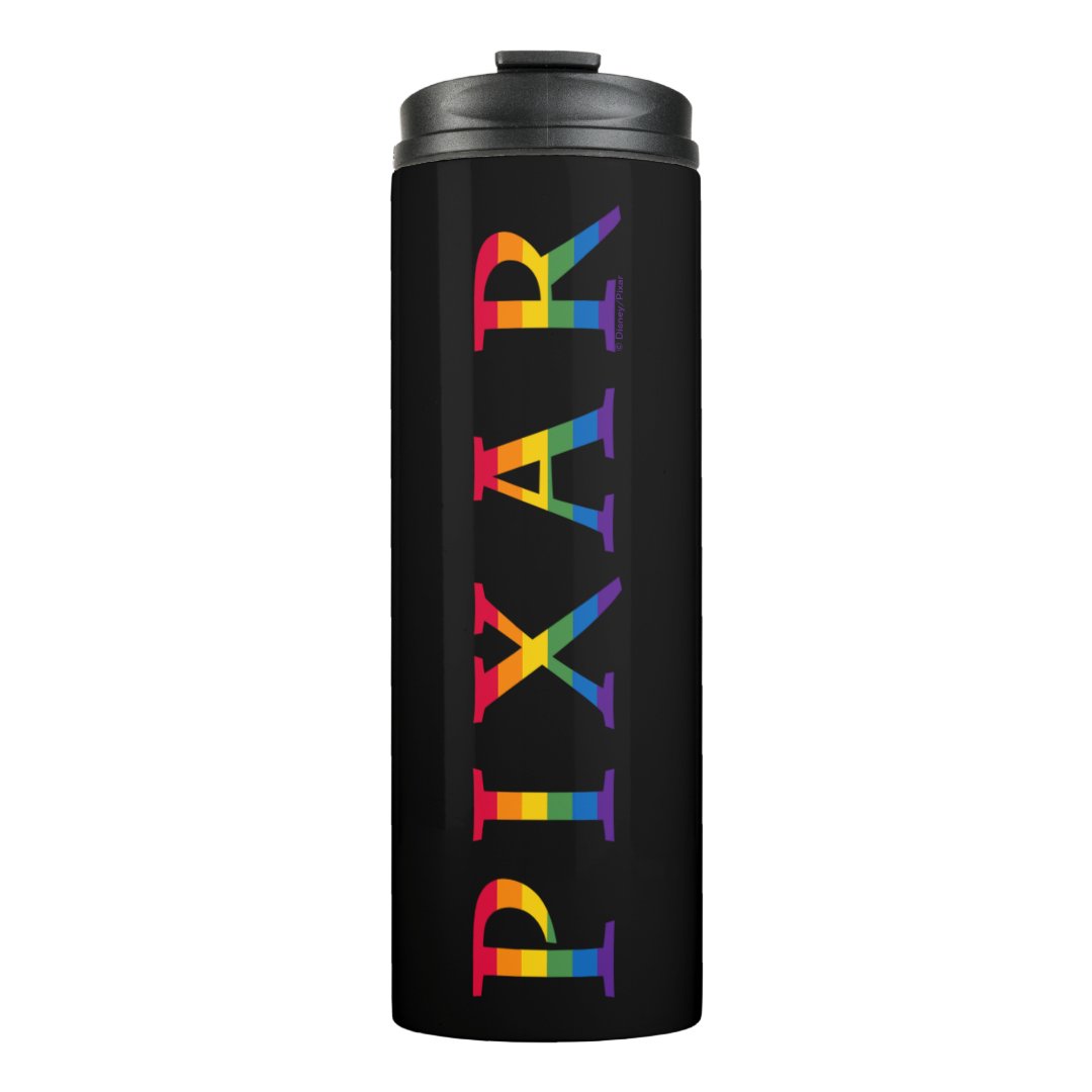 Pixar Rainbow Logo Thermal Tumbler | Zazzle