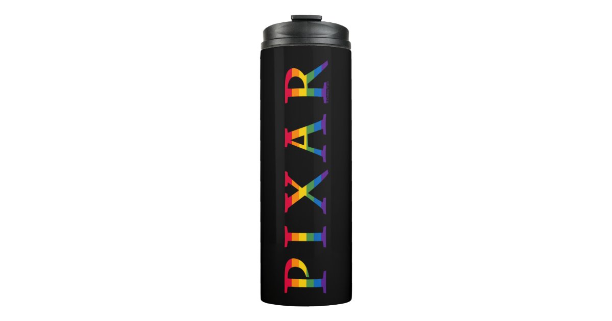 Pixar Rainbow Logo Thermal Tumbler | Zazzle