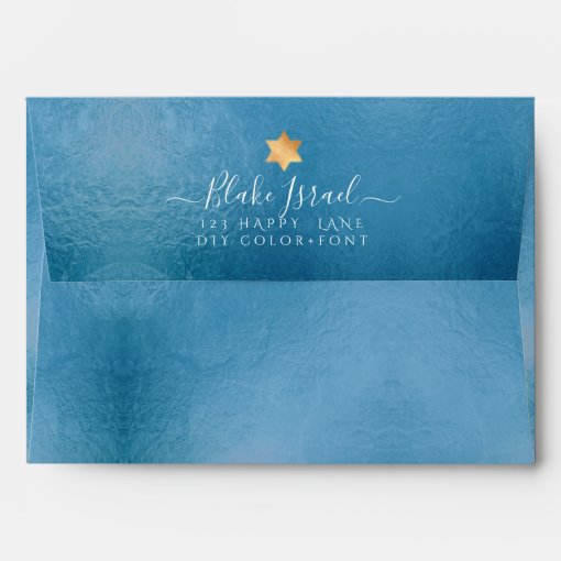 PixDezines Back Flap Return Address, Corn Flower Envelope | Zazzle