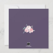 PixDezines Blush Floral Watercolor Mitzvah Kiddush Invitation | Zazzle