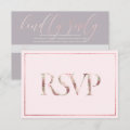 PixDezines Botanical RSVP|DIY BackgroundPINK+SLATE RSVP Card | Zazzle