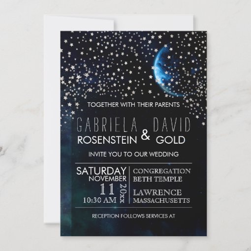 PixDezines Cosmic/NASA/Starry Night Invitation | Zazzle