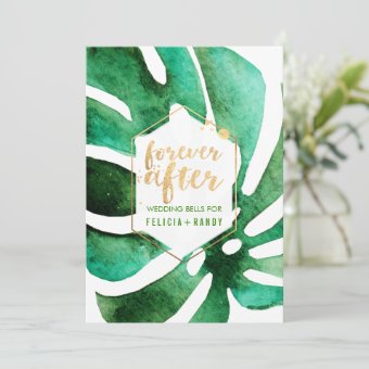 PixDezines Hawaiian Monstera/DIY Background color Invitation | Zazzle