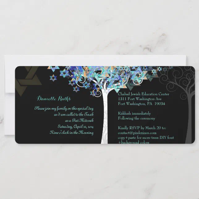 PixDezines Tree of Life/DIY Background Invitation | Zazzle