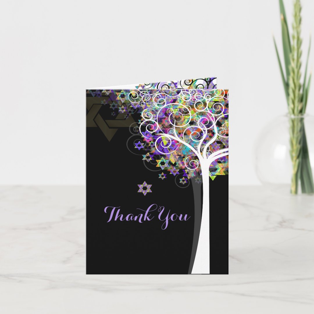PixDezines tree of life/thank you/DIYbackground Thank You Card | Zazzle