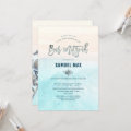 PixDezines white sand beach Bar Mitzvah Invita Invitation | Zazzle