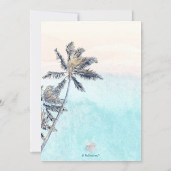 PixDezines white sand beach Bar Mitzvah Invita Invitation | Zazzle