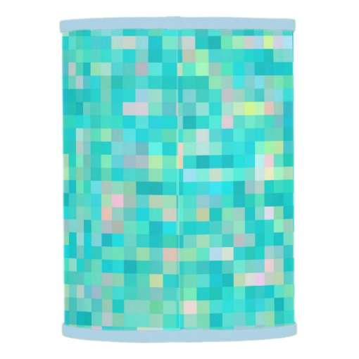 Pixel Art Multicolor Pattern Lamp Shade | Zazzle