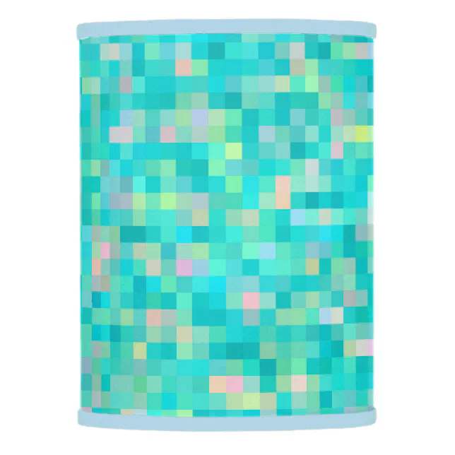 Pixel Art Multicolor Pattern Lamp Shade | Zazzle