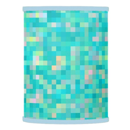 Pixel Art Multicolor Pattern Lamp Shade | Zazzle
