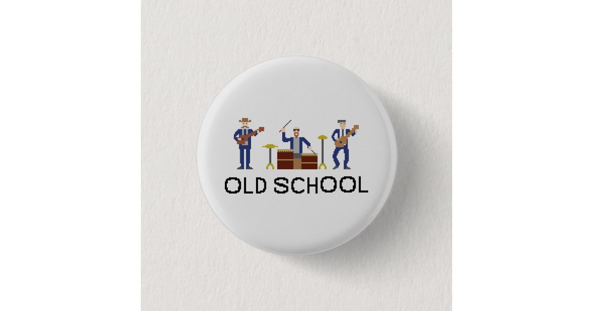 Pixel Art - Power Trio - Button | Zazzle