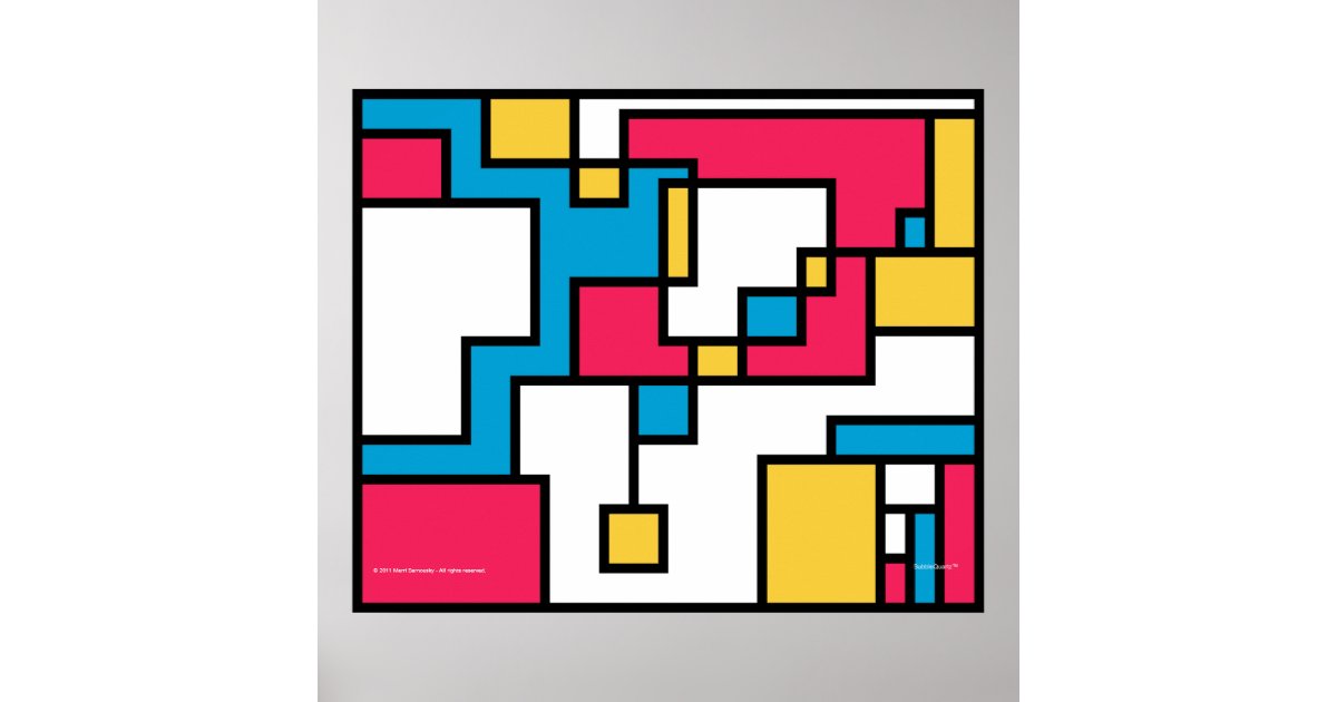 Pixel-Plasticism poster | Zazzle