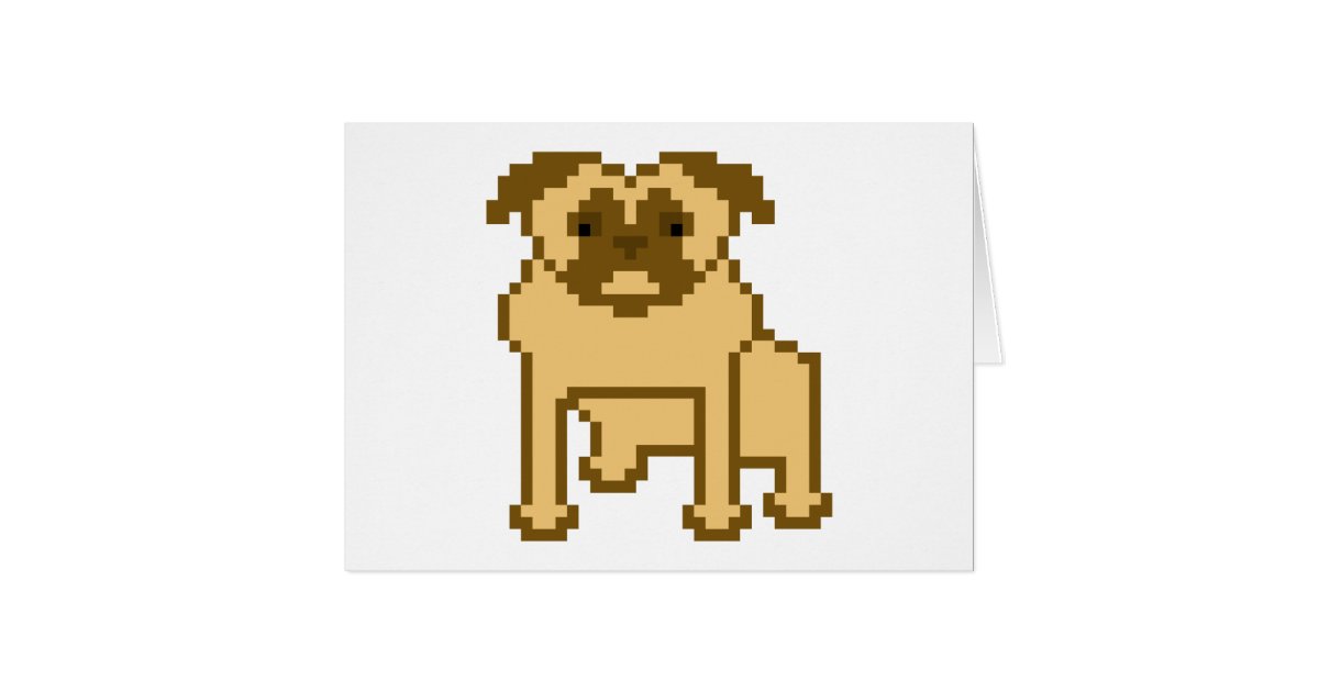 Pixel Pug | Zazzle