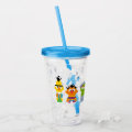 Pixel Sesame Street Characters Acrylic Tumbler | Zazzle