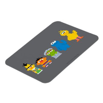 Pixel Sesame Street Characters Magnet | Zazzle