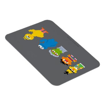 Pixel Sesame Street Characters Magnet | Zazzle
