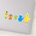 Pixel Sesame Street Characters Sticker | Zazzle