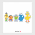 Pixel Sesame Street Characters Sticker | Zazzle