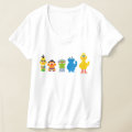 Pixel Sesame Street Characters T-Shirt | Zazzle