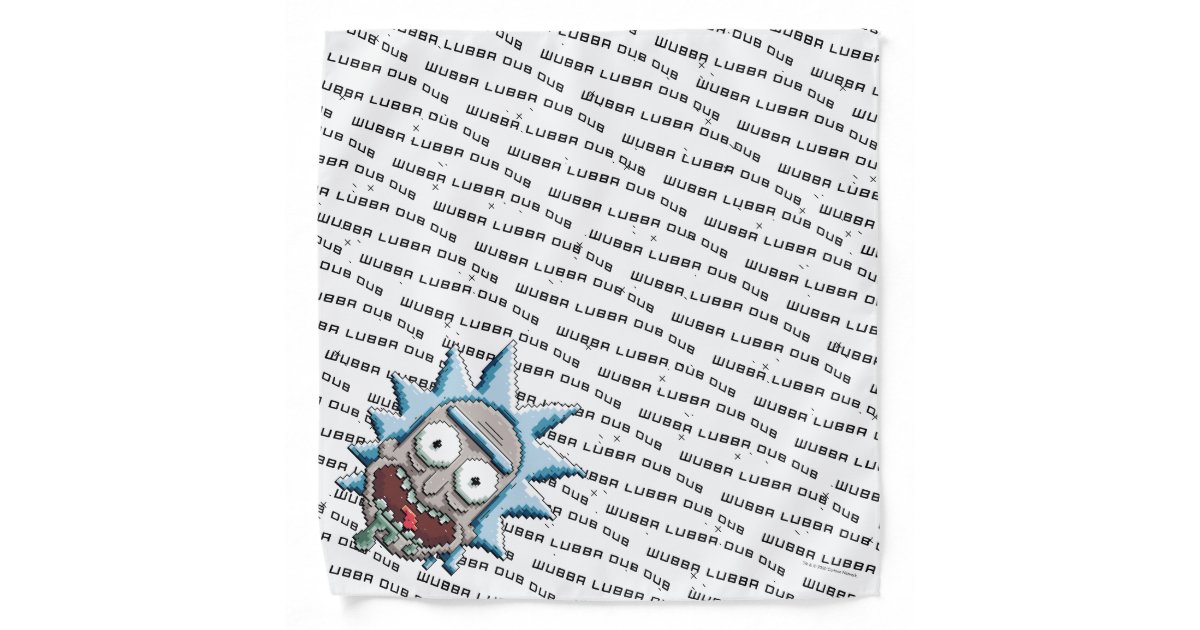 Pixelverse Rick Drooling Head Bandana | Zazzle