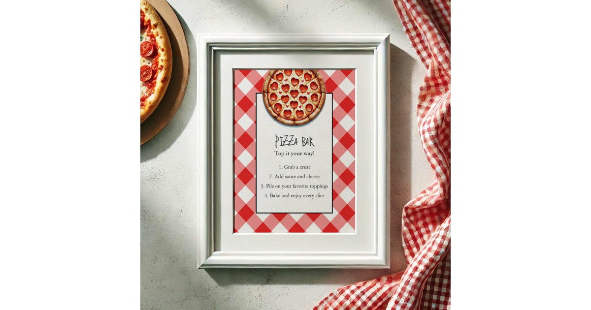 Pizza Bar Sign | Zazzle