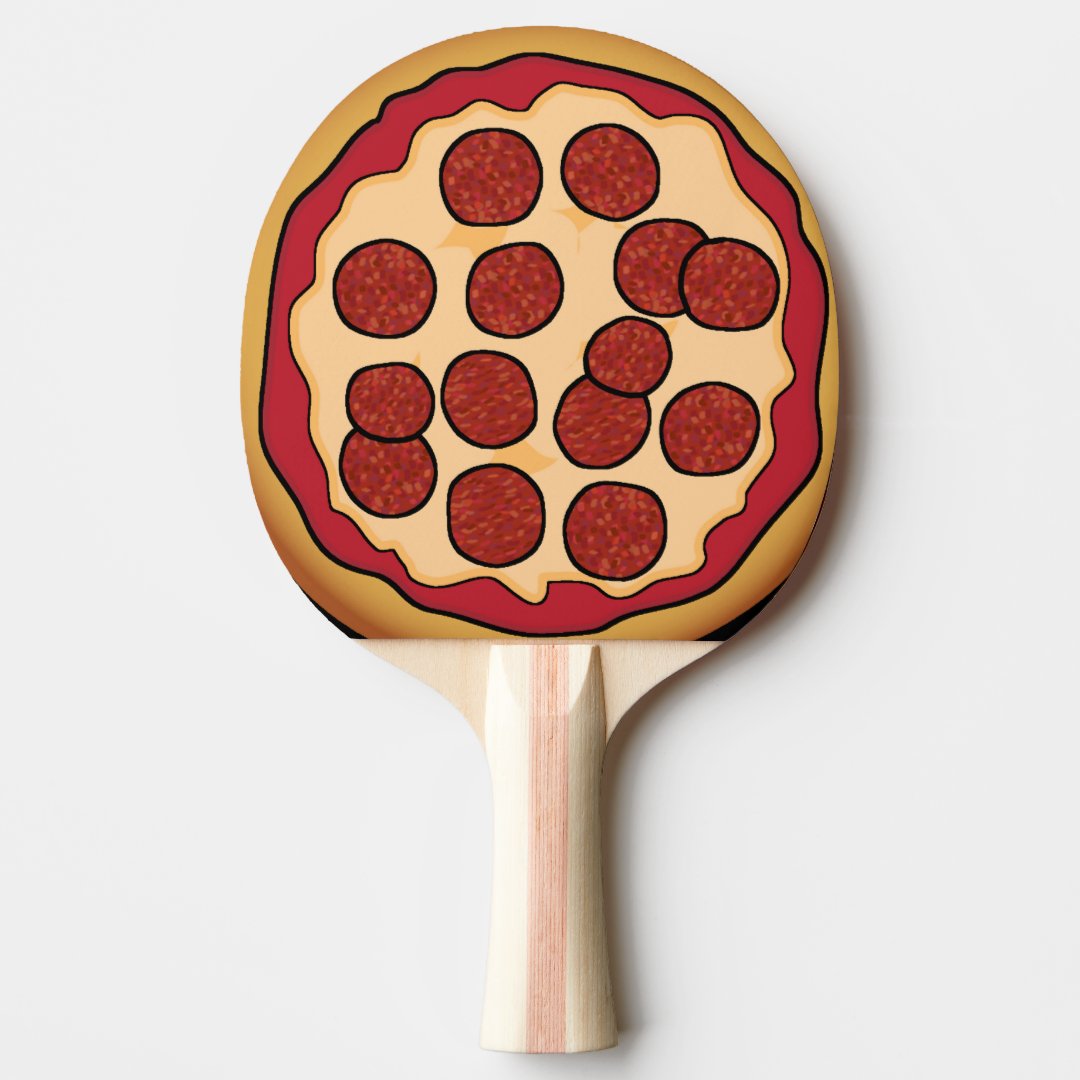 Pizza Board Ping Pong Paddle | Zazzle