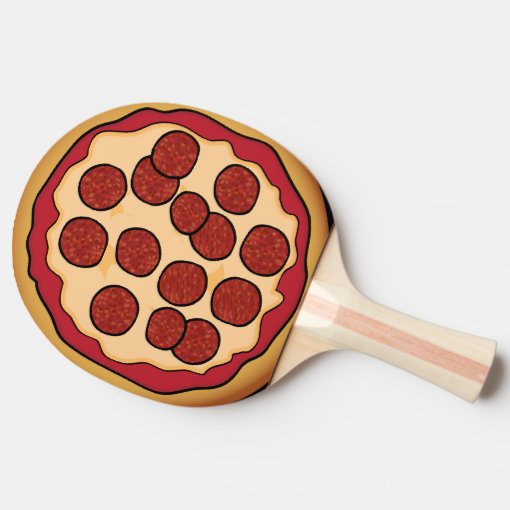 Pizza Board Ping Pong Paddle | Zazzle