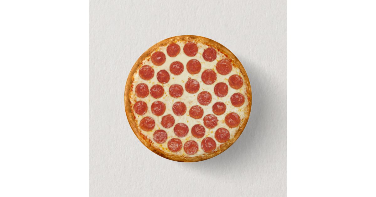Pizza Button | Zazzle